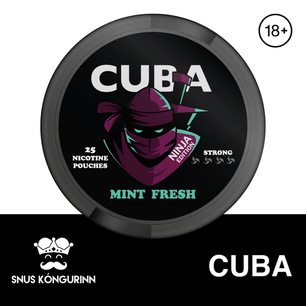 CUBA NINJA MINT FRESH – Snus Kóngurinn | Snus á Íslandi