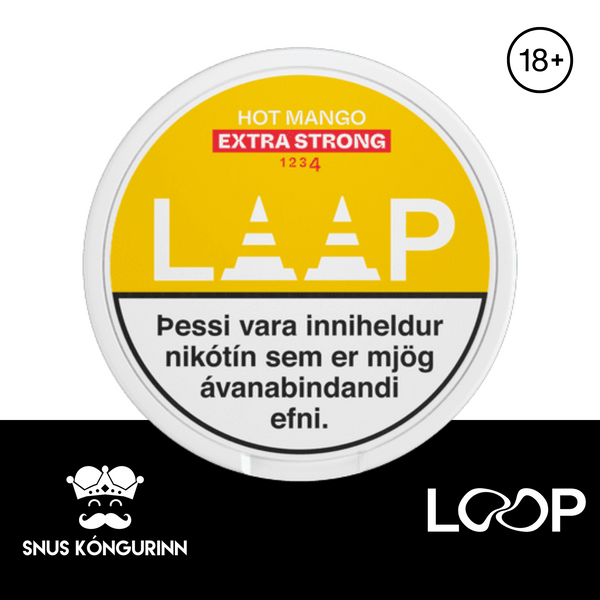 LOOP HOT MANGO EXTRA STRONG – Snus Kóngurinn | Snus á Íslandi