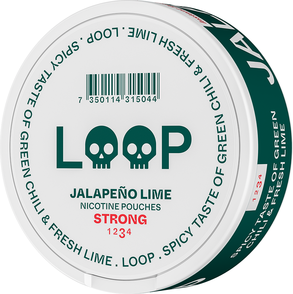 LOOP JALAPEÑO LIME STRONG 15MG/G – Snus Kóngurinn | Snus á Íslandi
