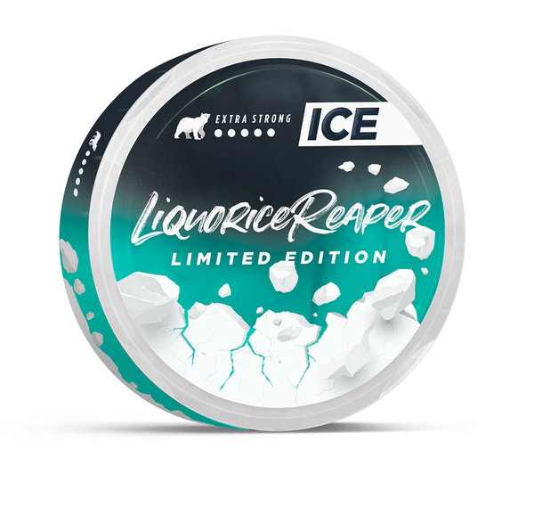 ICE LIQUORICE REAPER - 16,5 mg/g – Snus Kóngurinn | Snus á Íslandi